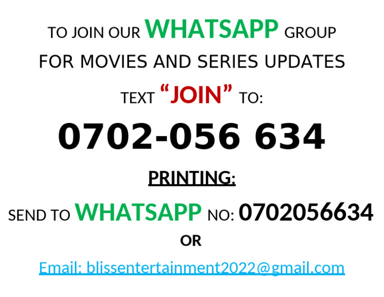 To Join Our Whatsapp Group | PDF