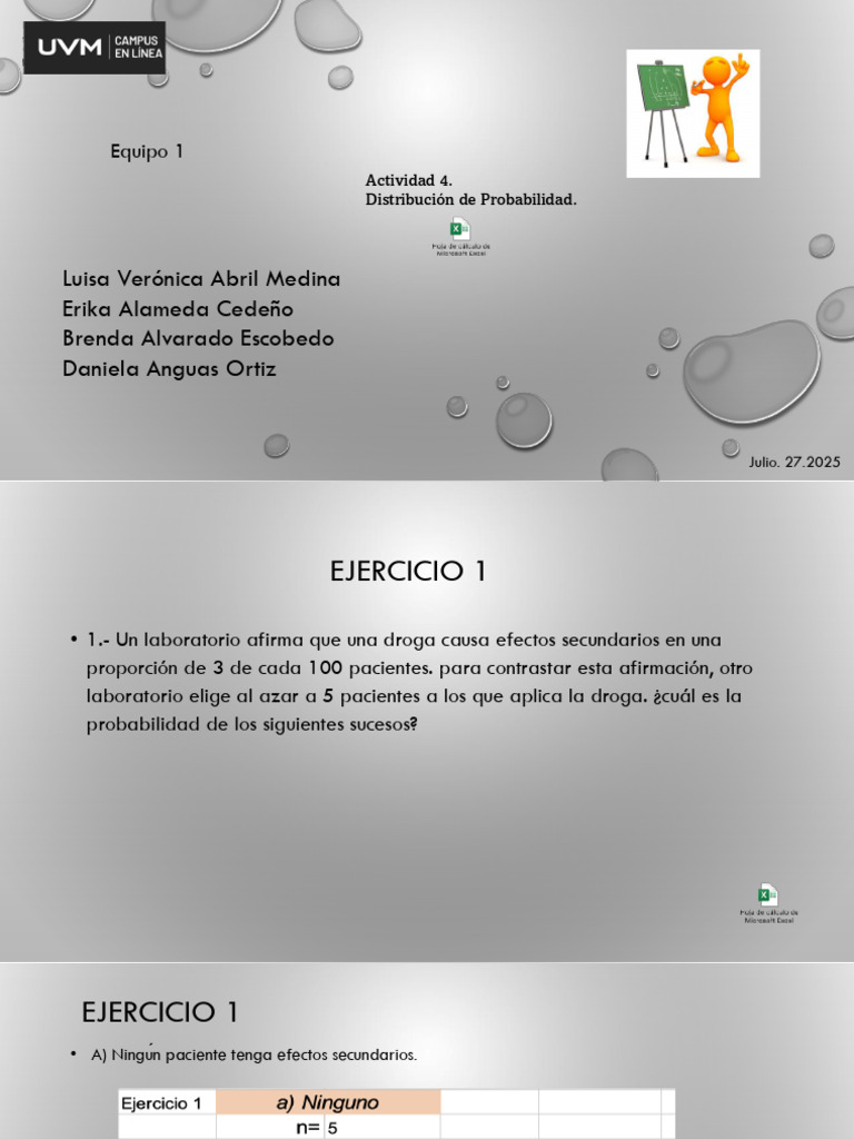 A4 Equipo 1. 2 | PDF | Desviación Estándar | Probabilidad