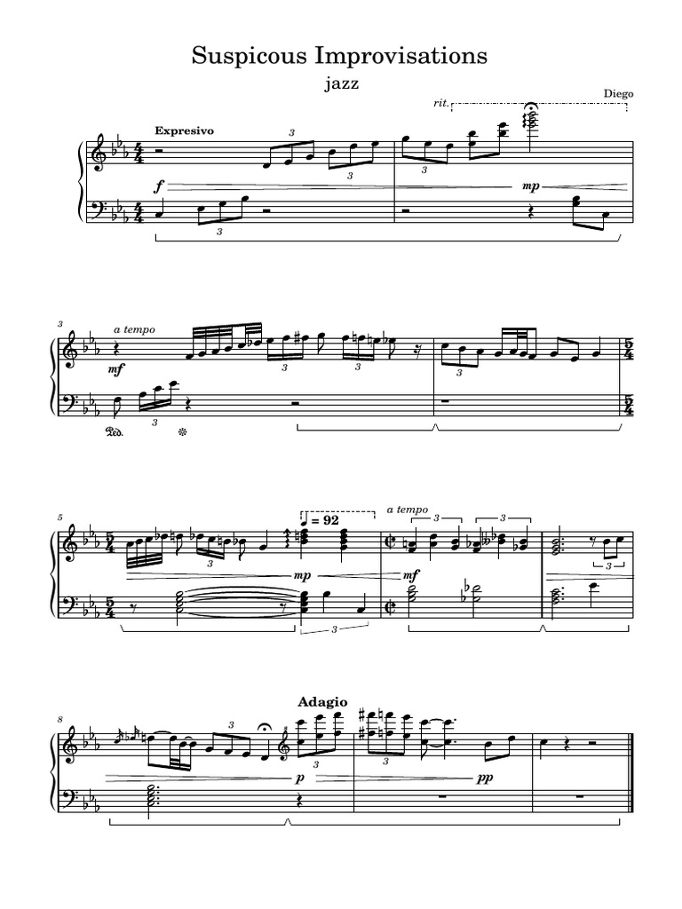 Suspicous Improvisations | PDF | Musical Forms | Elements Of Music