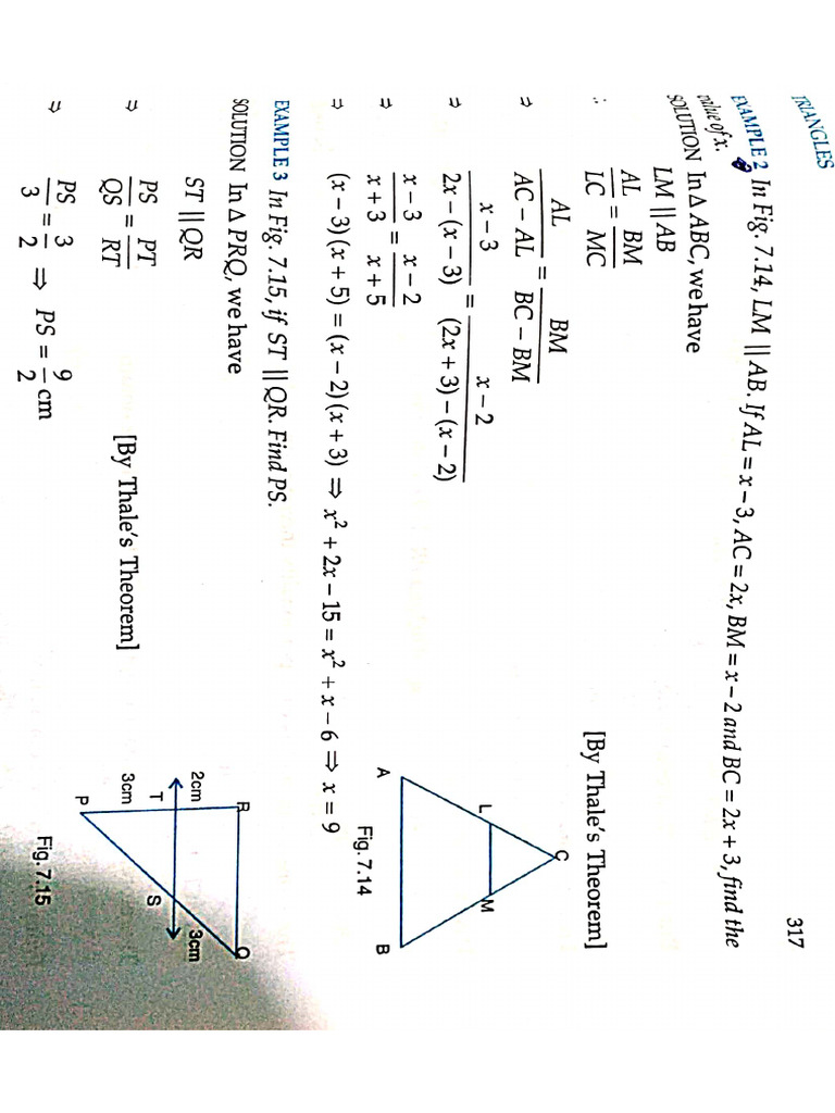 CH Triangle Class 10th | PDF