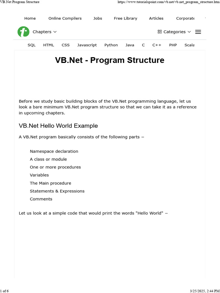 Program Structure | PDF | Namespace | Programming Paradigms