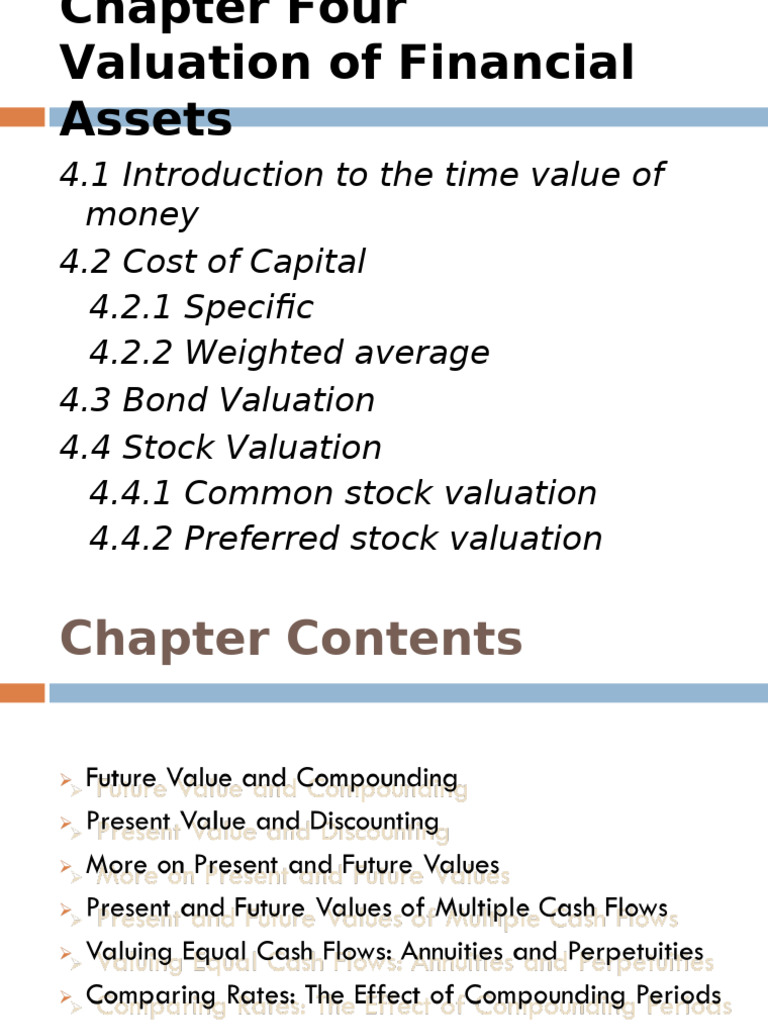 SFM Chapter 4-1 Time Value of Money | PDF | Interest | Present Value