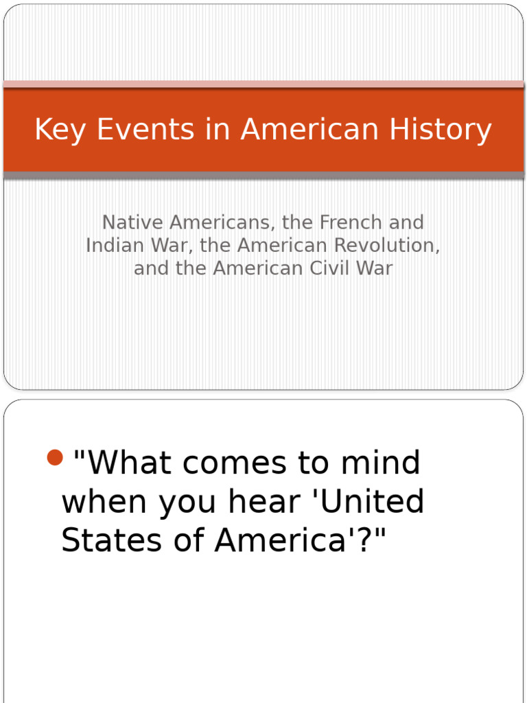 American History Presentation | PDF | Trail Of Tears | Native Americans ...