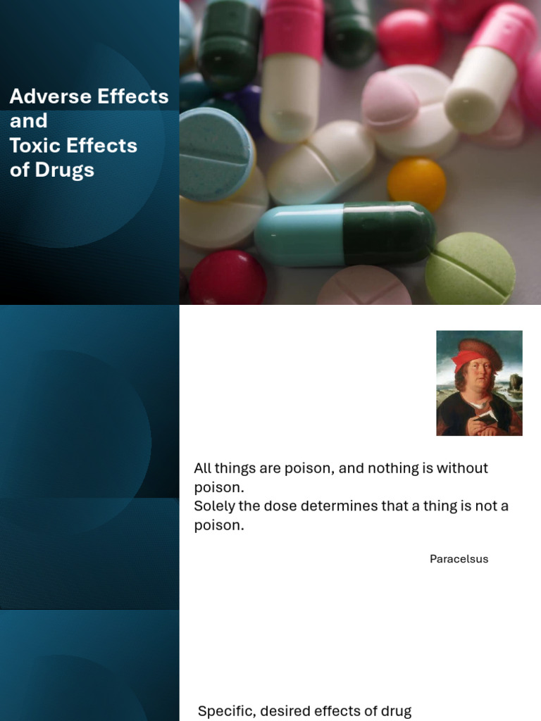 Drug Toxicity and Adverse Effects Explained | PDF | Phases Of Clinical ...