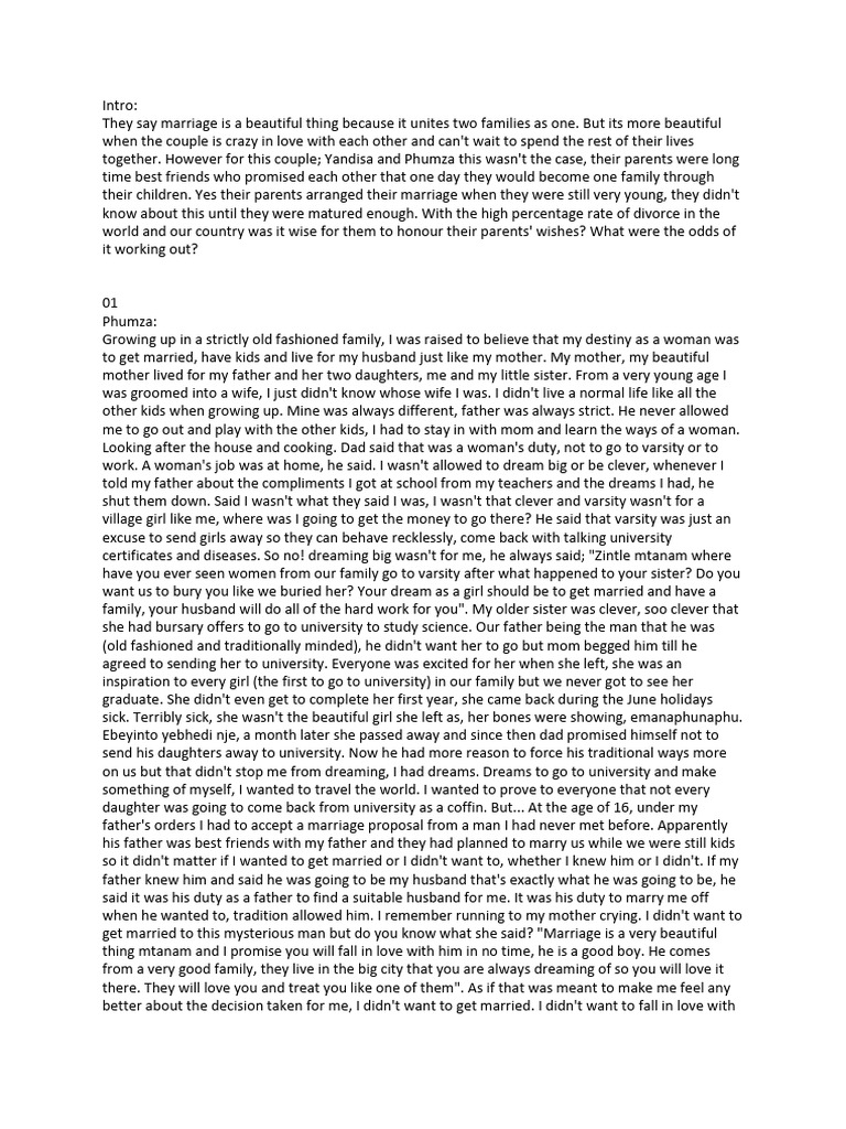 Thabile 1 | PDF