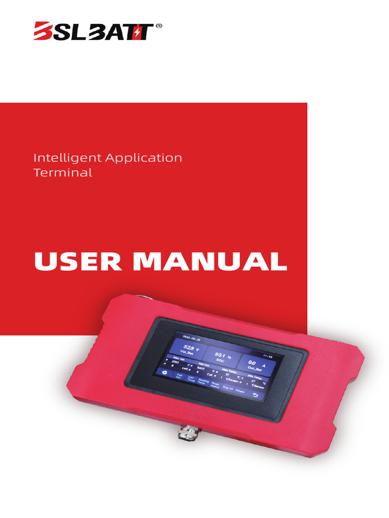Intelligent Application Terminal Manual | PDF | Power Supply | Computer ...