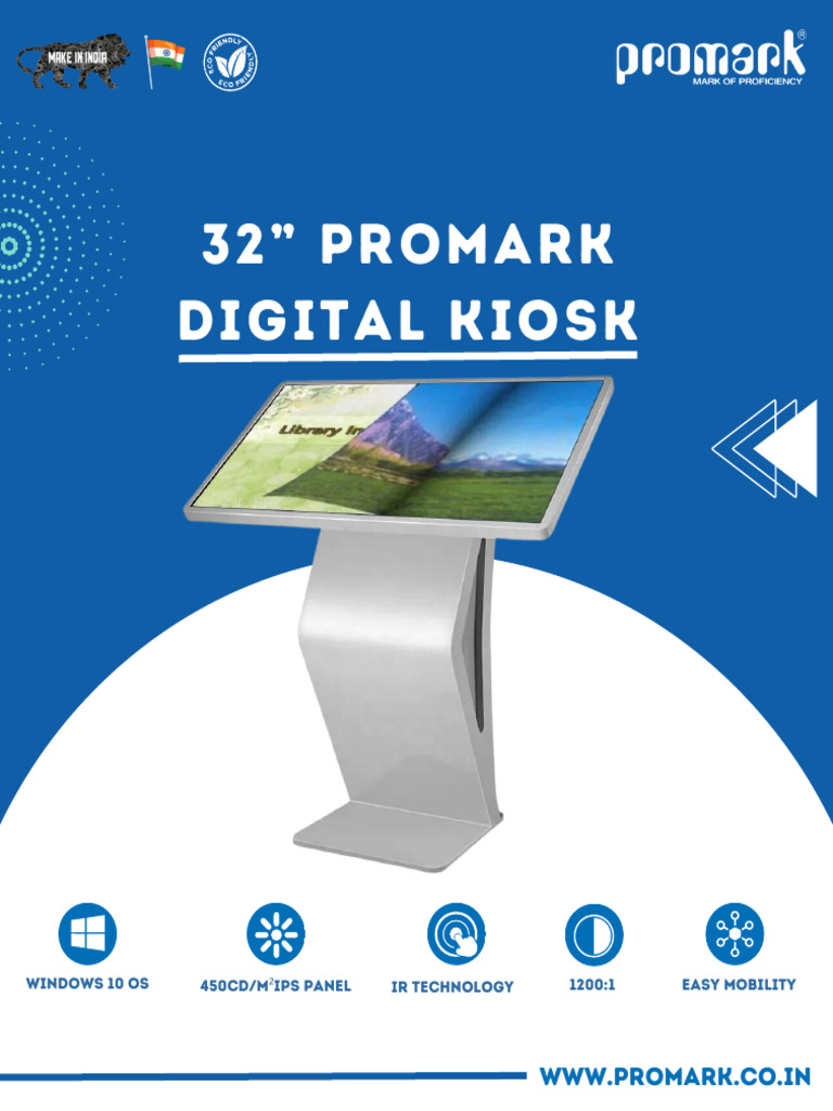 32 Promark Digital Kiosk | PDF | Office Equipment | Video Game Platforms