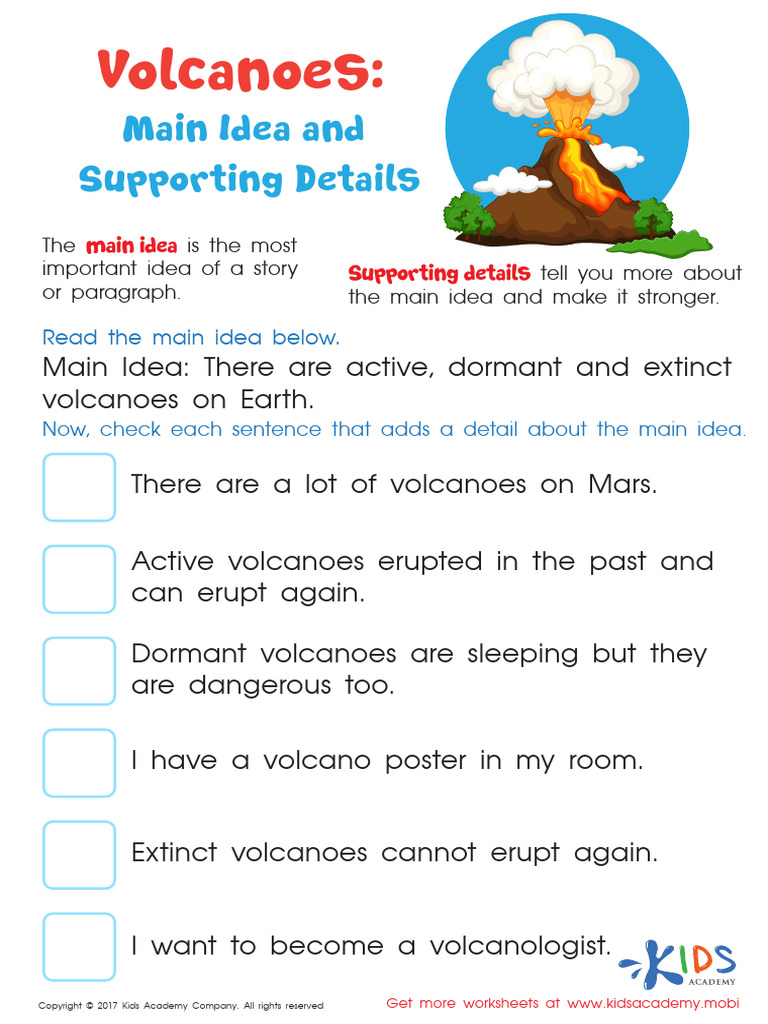 Volcano Facts and Worksheet Guide | PDF