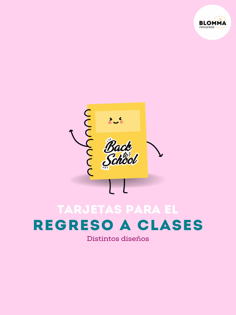 Tarjetas - Regreso A Clases (Agosto) | PDF