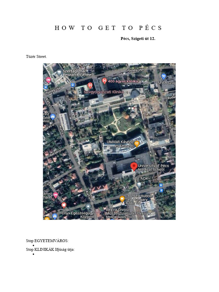 How To Get To Pécs | PDF