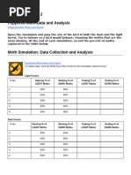 Peppered Moths Natural Selection Game | PDF