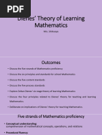 Five Strands of Mathematical Proficiency | PDF