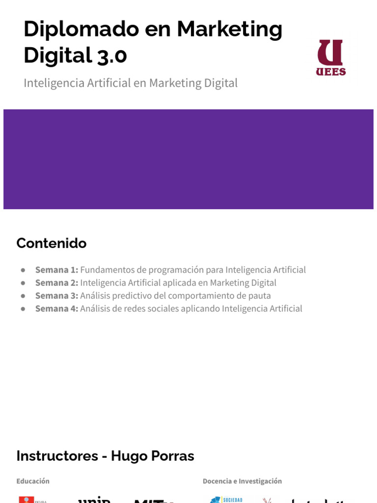 Fundamentos de Programación para Inteligencia Artificial | PDF | Inteligencia artificial ...