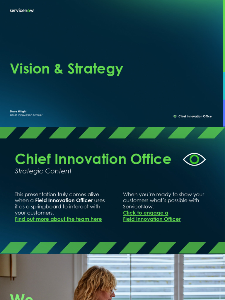ServiceNow Vision & Strategy Overview | PDF | Enterprise Resource ...