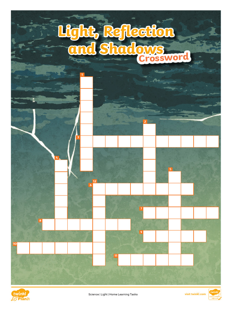 Light and Shadows Crossword Puzzle | PDF
