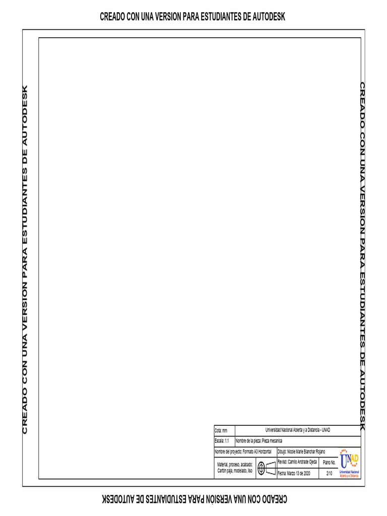 Plano en Formato A3 Horizontal | PDF
