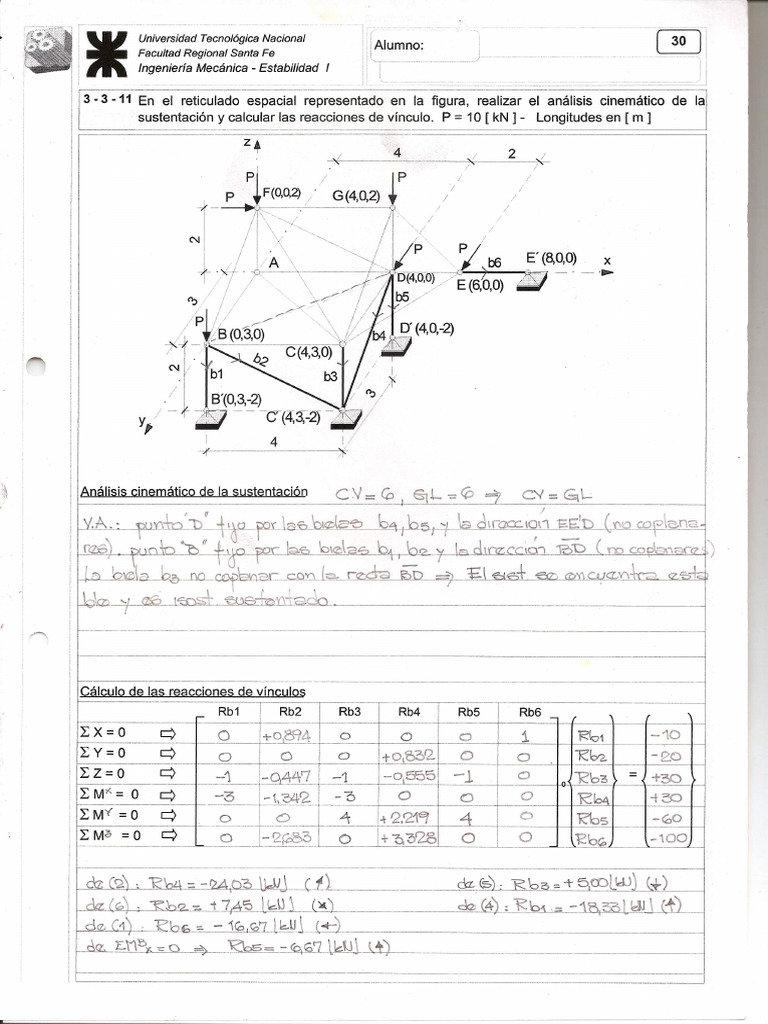 Ej Extra Planteo Matricial | PDF