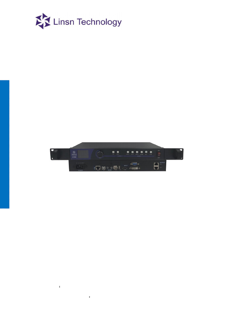 X100 Specifications V1.0 | PDF | Hdmi | Smartphone