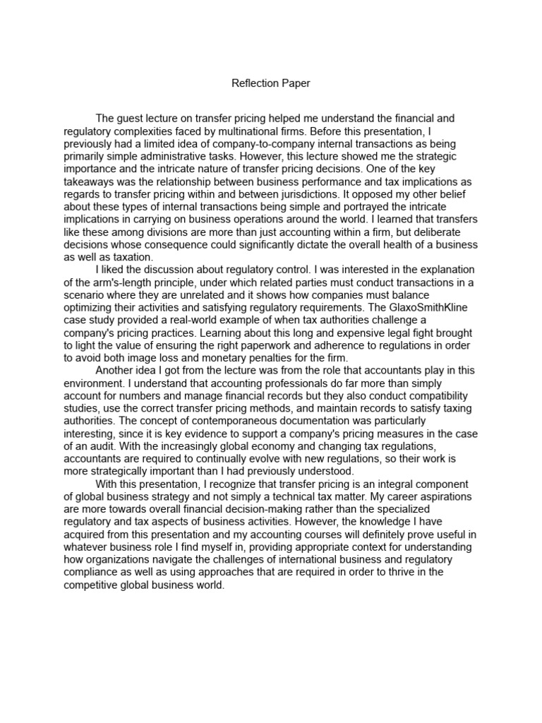 Insights on Transfer Pricing Strategies | PDF | Taxes | Pricing
