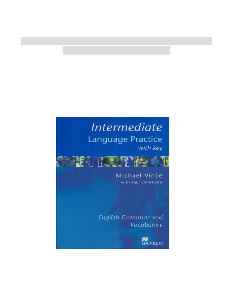 Intermediate Language Practice 2nd Edition Michael Vince Download | PDF | Pronoun | Noun
