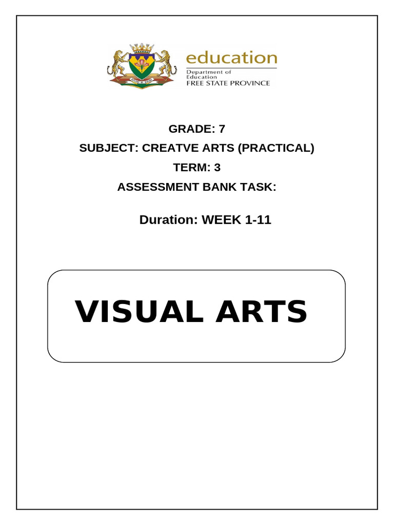 Visual Arts Term 3 Learner | PDF | Drawing | Shape