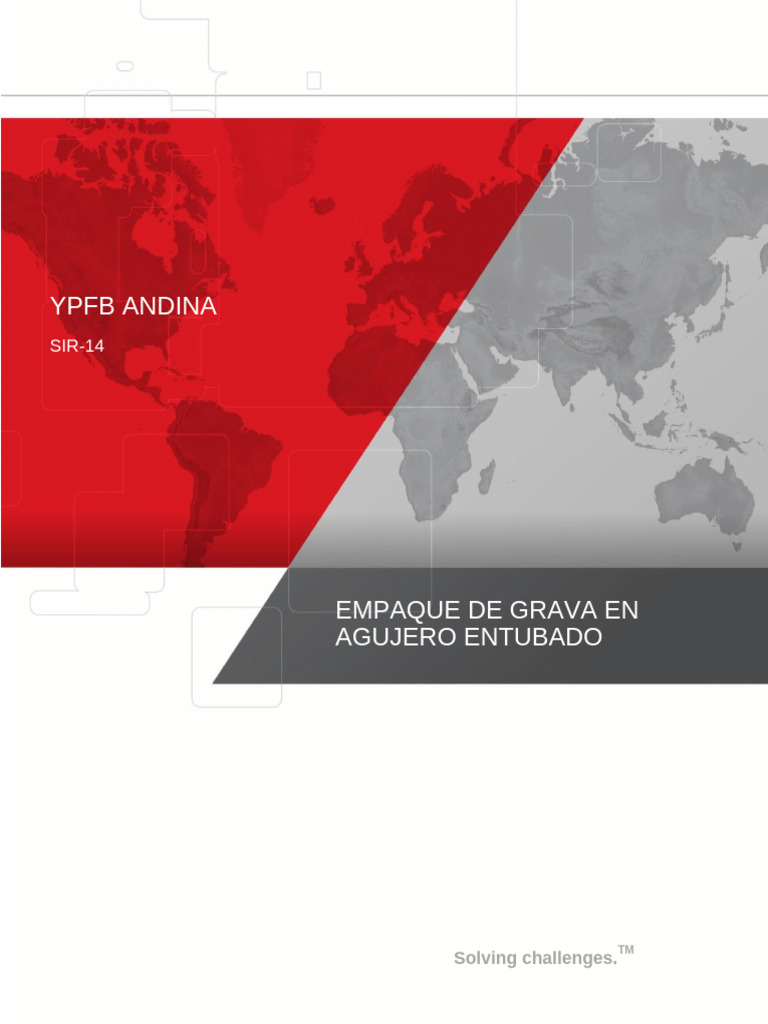 SIR-14 Gravel Pack Andina Rev A | PDF