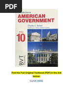 Government in America People, Politics, and Policy 18th Edition ...