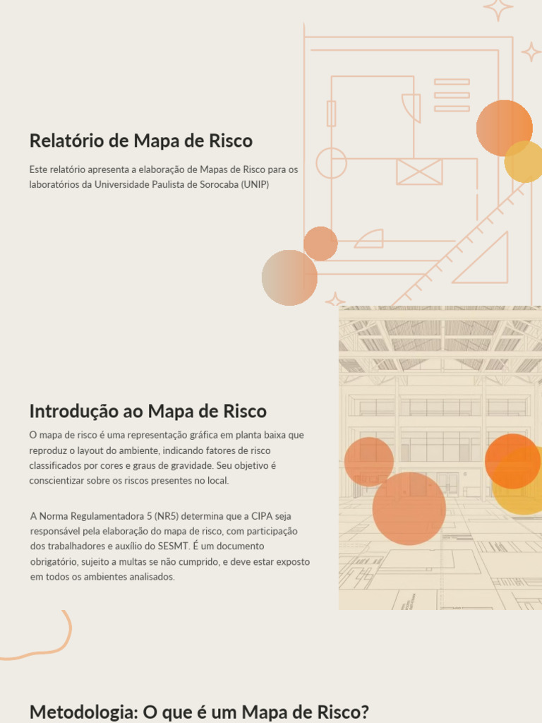 Mapa de Risco dos Laboratórios UNIP | PDF | Laboratórios | Ambiente natural