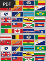World Flags Identification Quiz | PDF | Asia | Europe