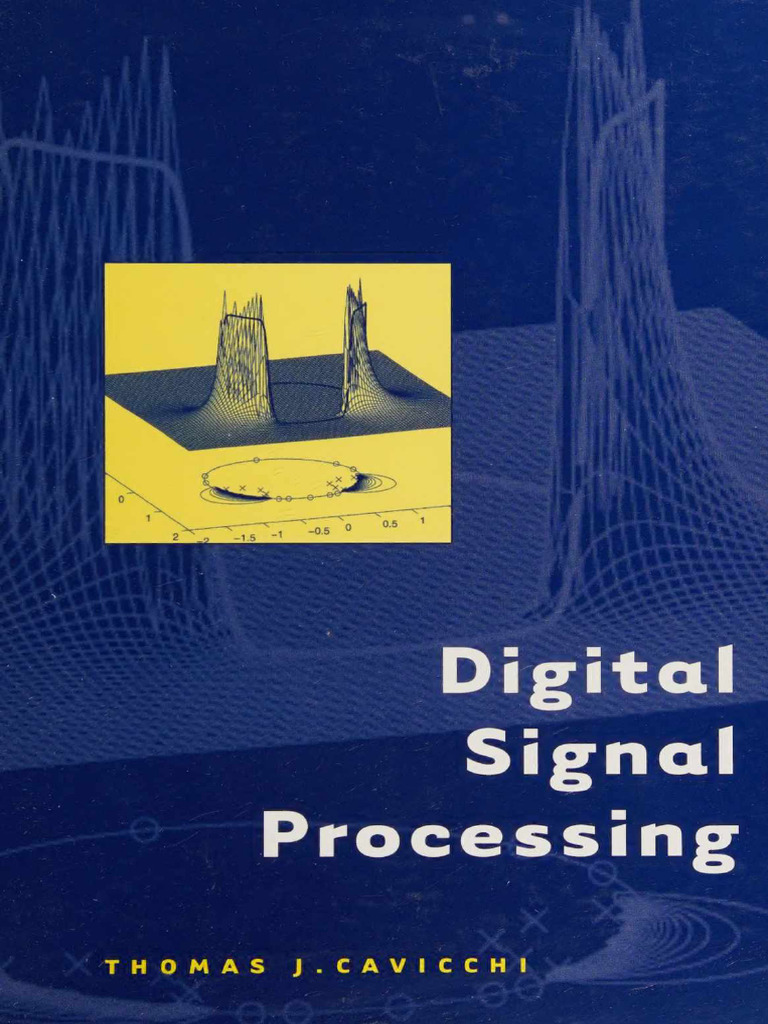 Digital Signal Processing - Cavicchi, Thomas J 2000 | PDF | Laplace Transform | Mathematics