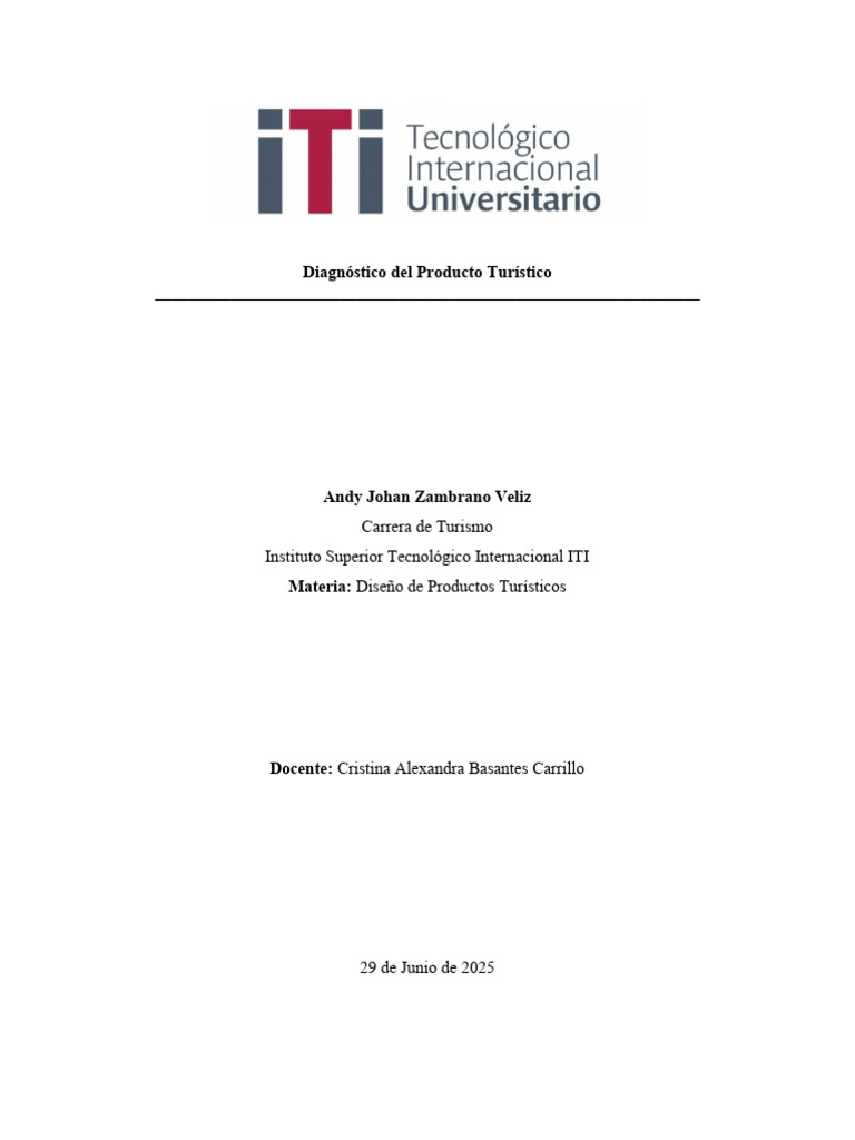 RECURSO 7 (Andy Johan Zambrano Veliz) | PDF | Turismo | Agricultura
