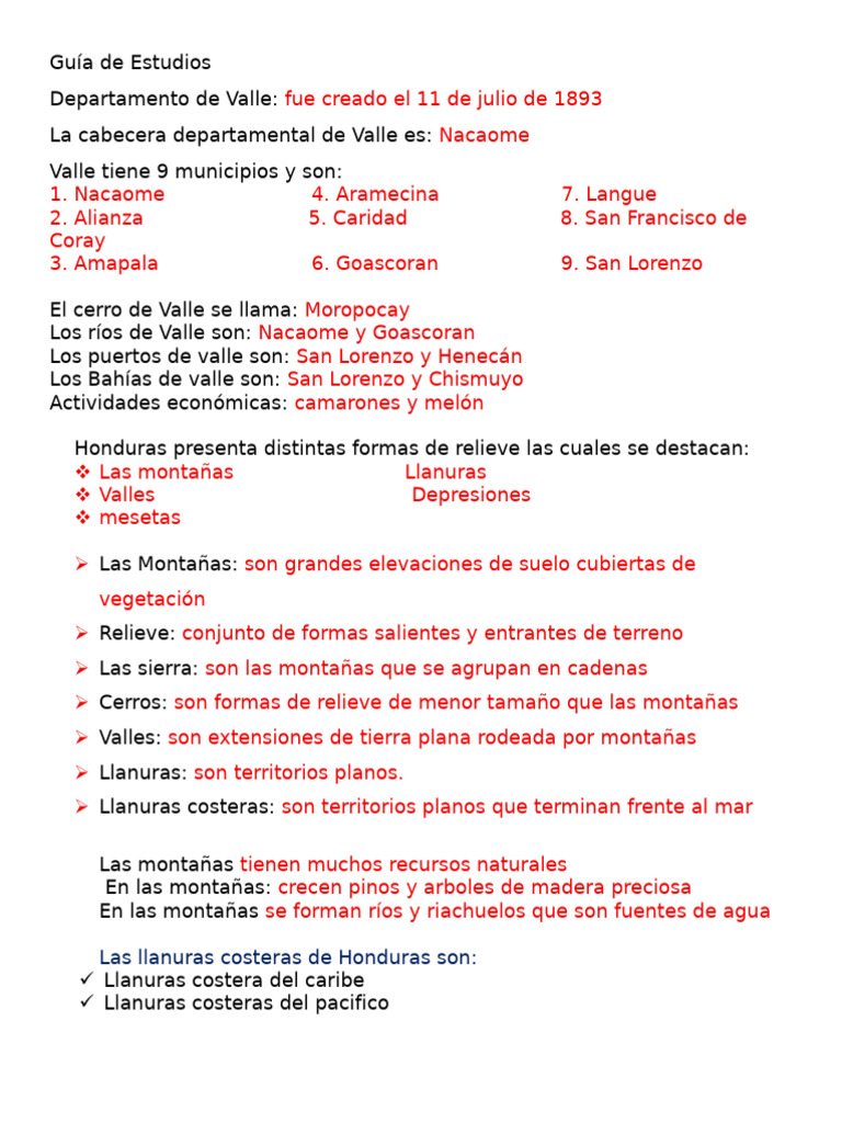 Guía de Estudios Sociales | PDF