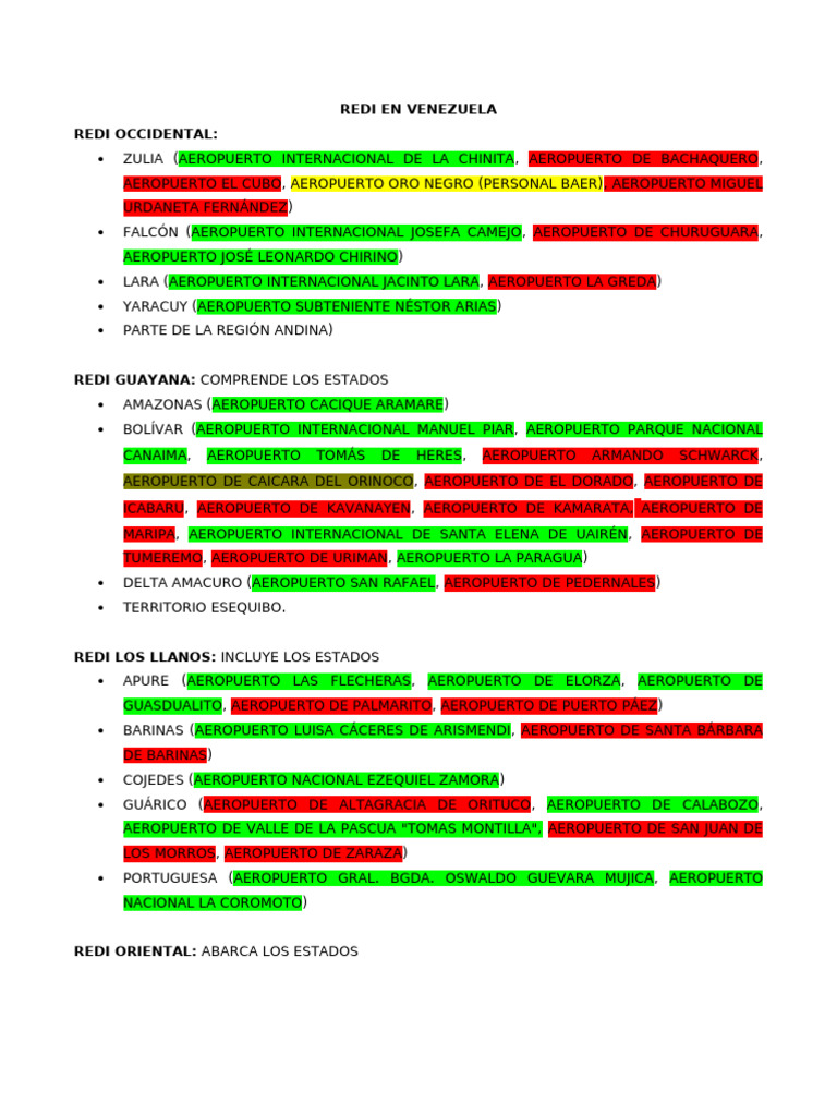 Redi en Venezuela | PDF | América del Sur | Política de venezuela