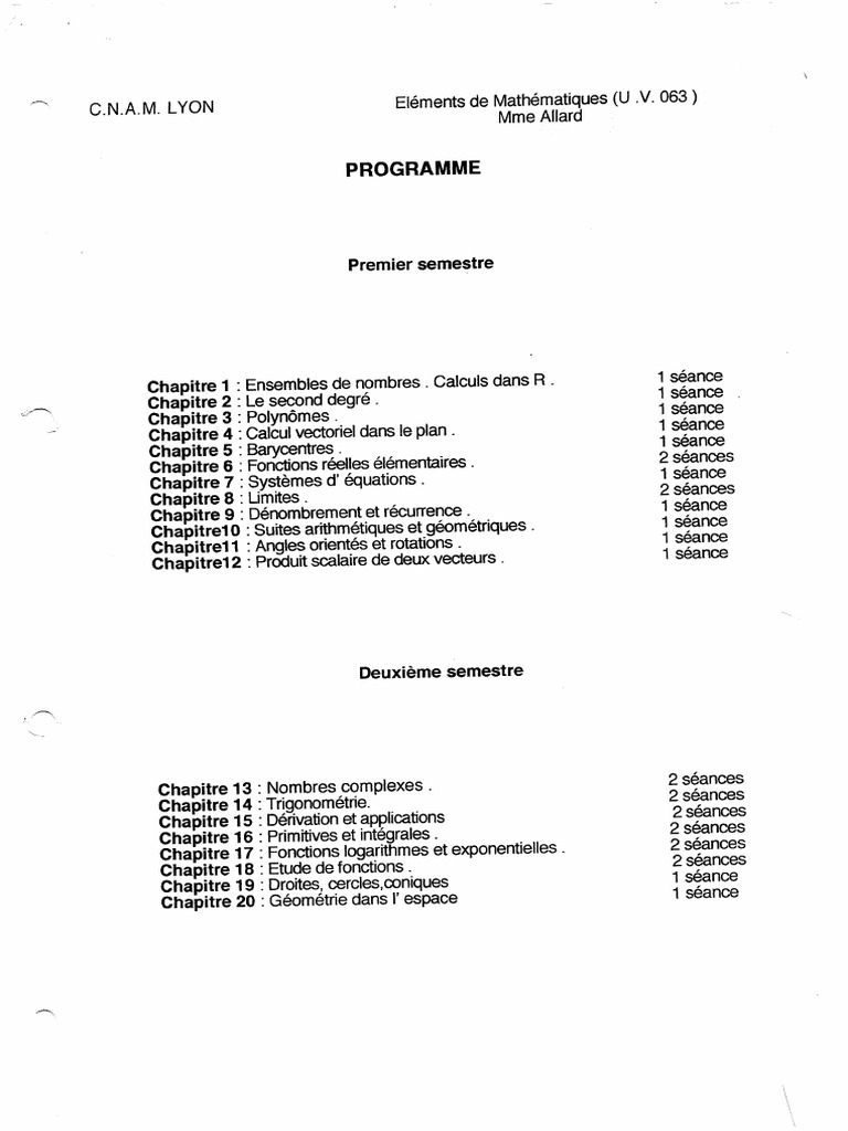 0 Programme | PDF
