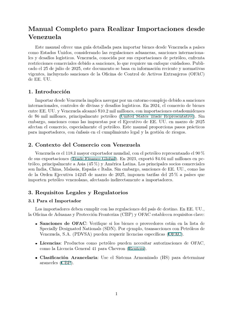 Guia para Importar | PDF | aduana | Economias