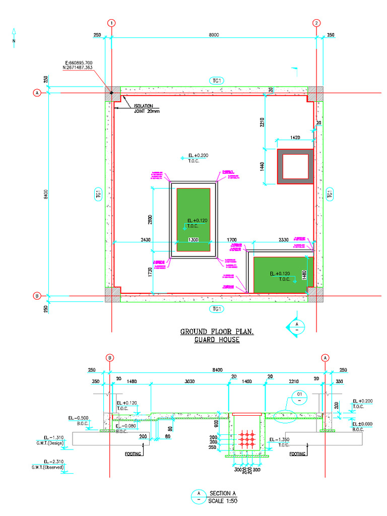 Ground Floor Framing Slab Formation & Lean Corordinates | PDF