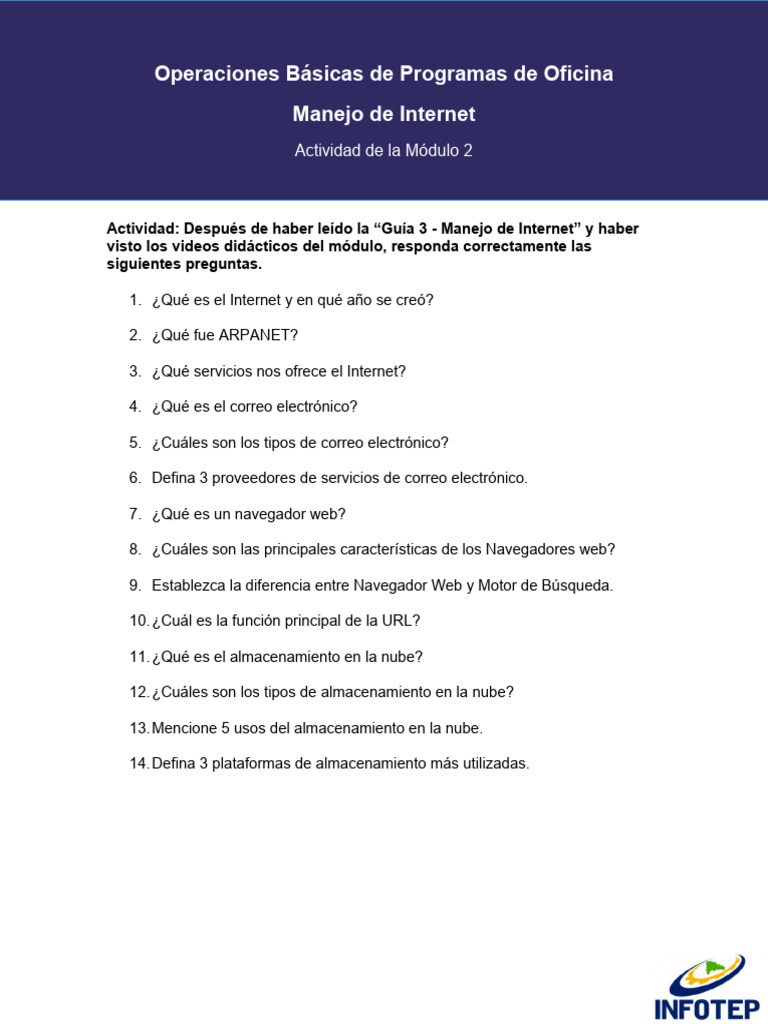 Actividad - Módulo 21 | PDF