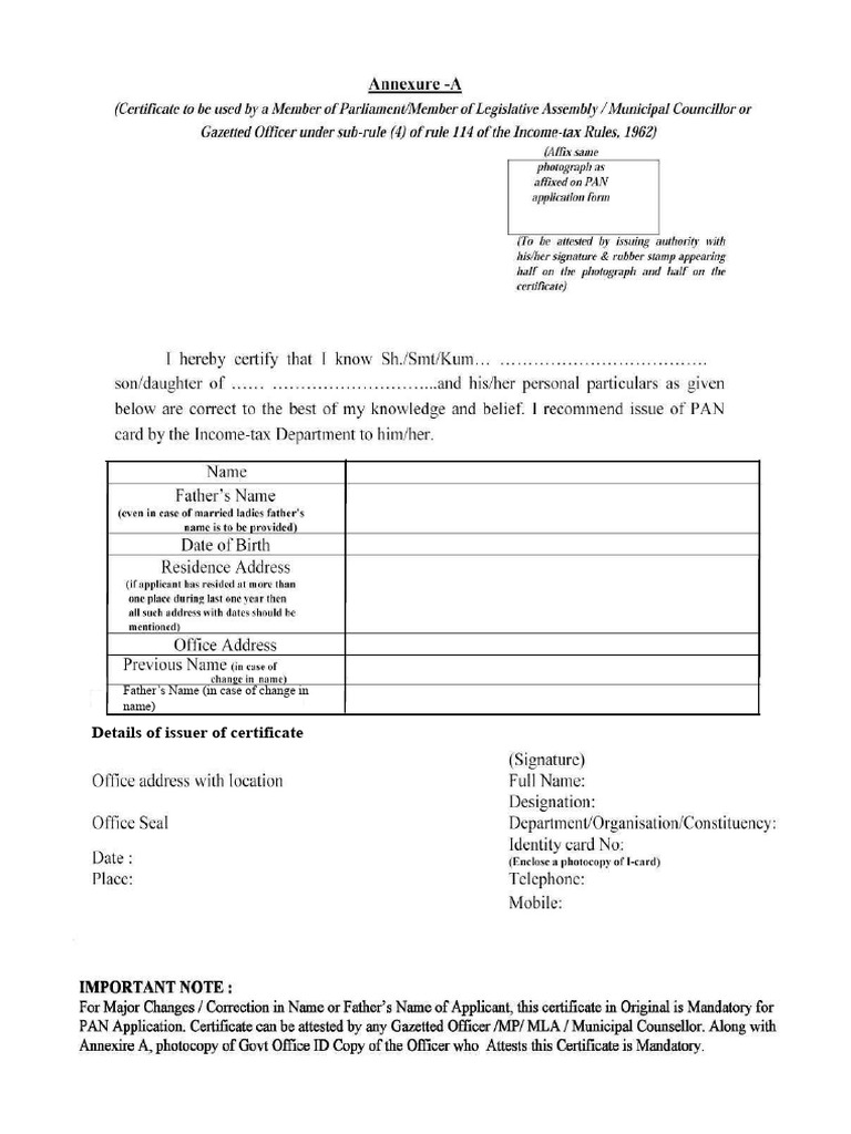 Annexure A | PDF