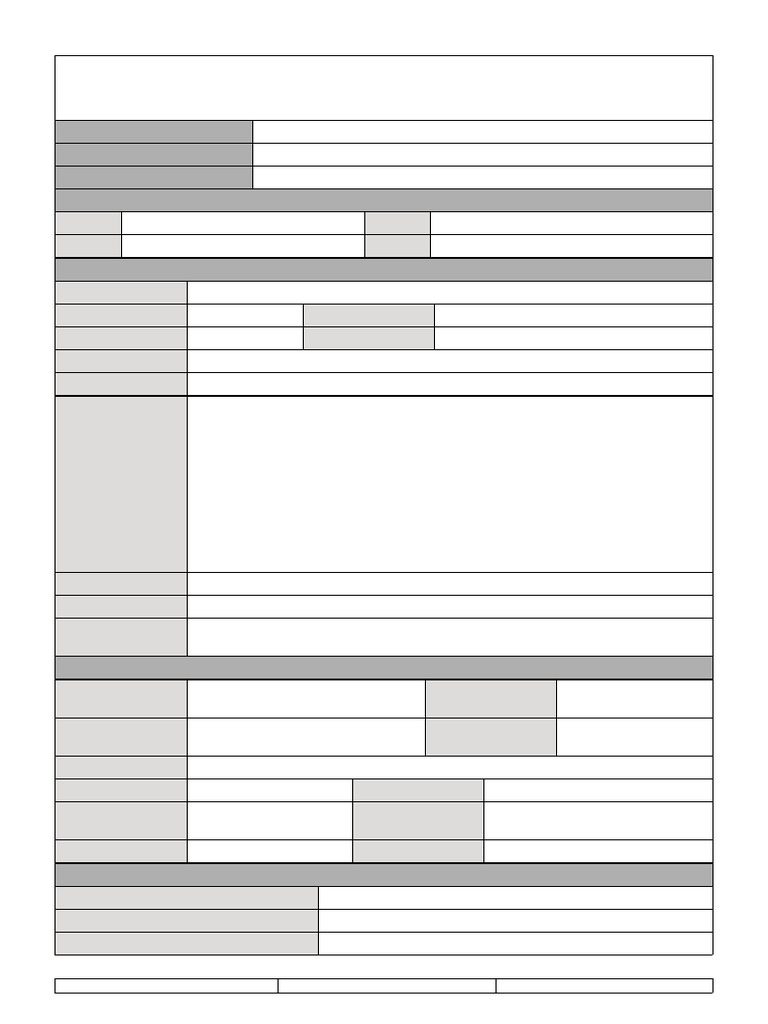 Application Summary Form | PDF
