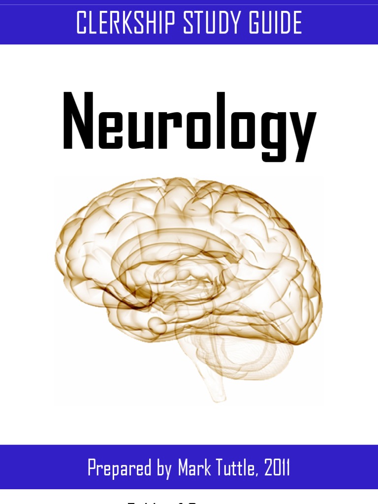 Neurology Clerkship Study Guide | PDF | Vertigo | Headache