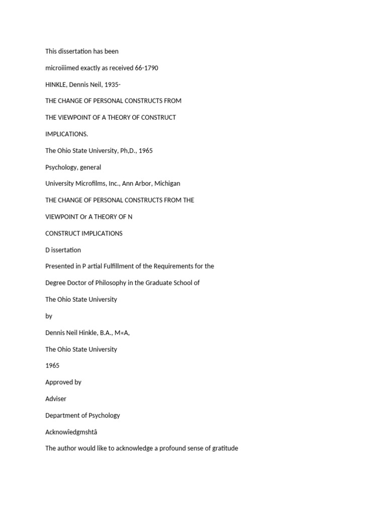 Hinkle Word | PDF