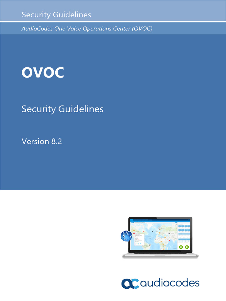 OVOC Security Guidelines Version 8.2 | PDF | Radius | Secure Shell