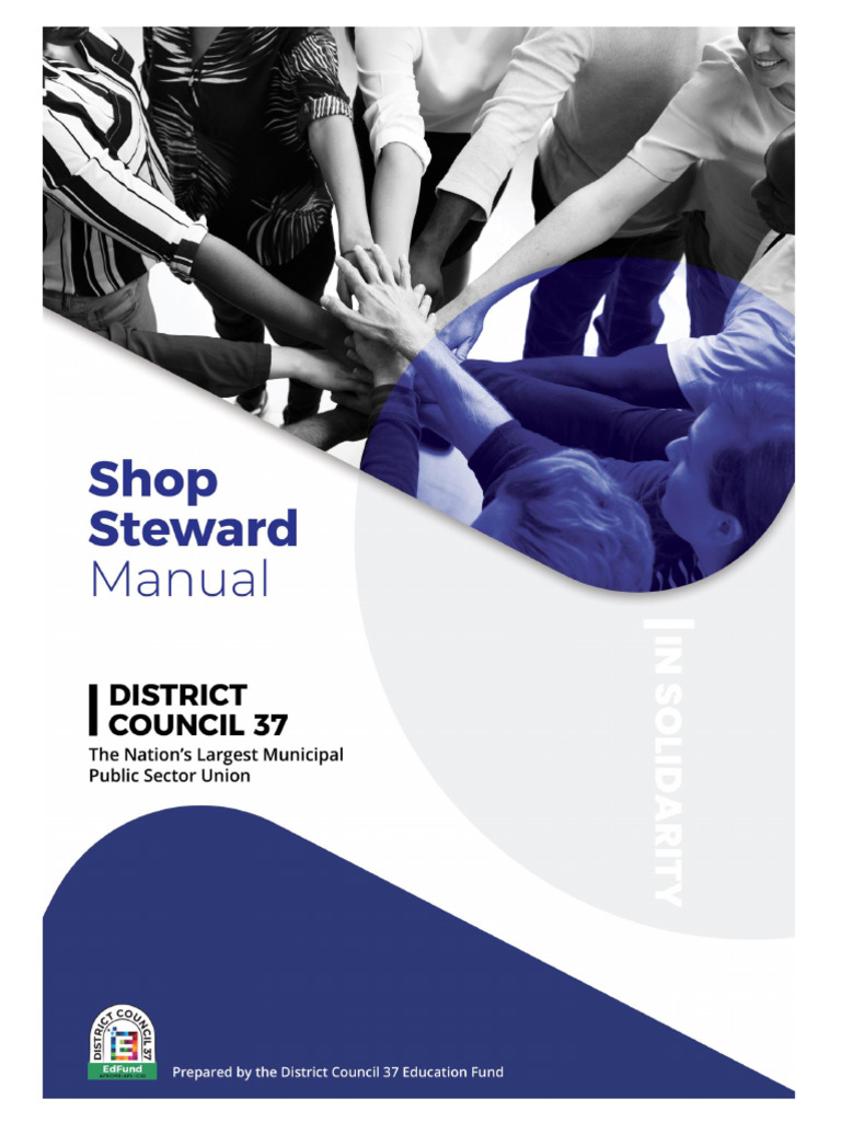 DC 37 Shop Steward Manual 2025 | PDF | Employment | Collective Bargaining