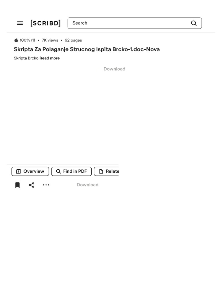 Skripta Za Polaganje Strucnog Ispita Brcko-1.Doc-Nova - PDF | PDF | Scribd | J. R. R. Tolkien