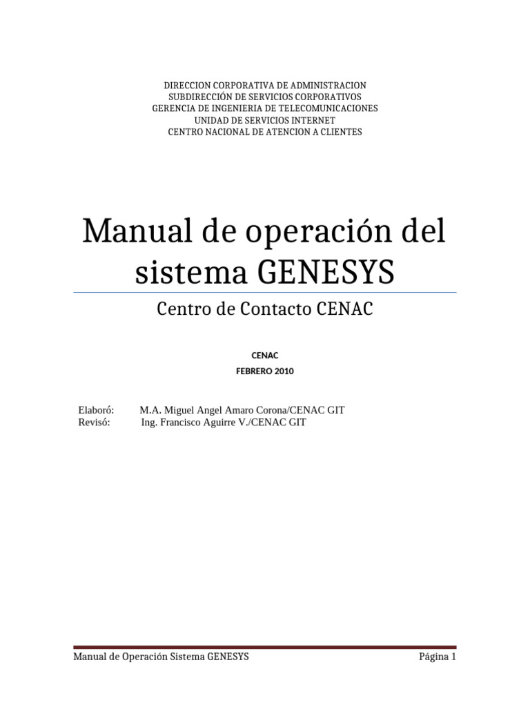 Manual de Operacion Del UAD Genesys | PDF | Botón (Computación) | Contraseña