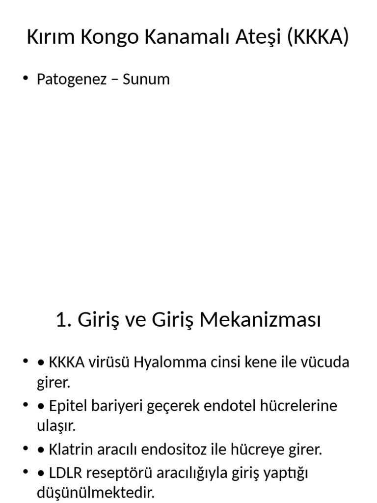 KKKA Patogenez Sunum Slaytlari | PDF