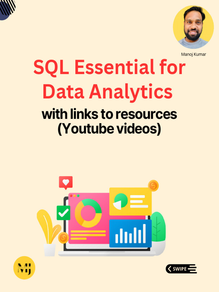 SQL Essential For Data Analytics With Links To Resources 1700231389 | PDF
