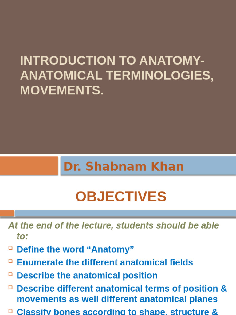 01 Anatomical Terms & Skeletal System | PDF | Anatomical Terms Of ...