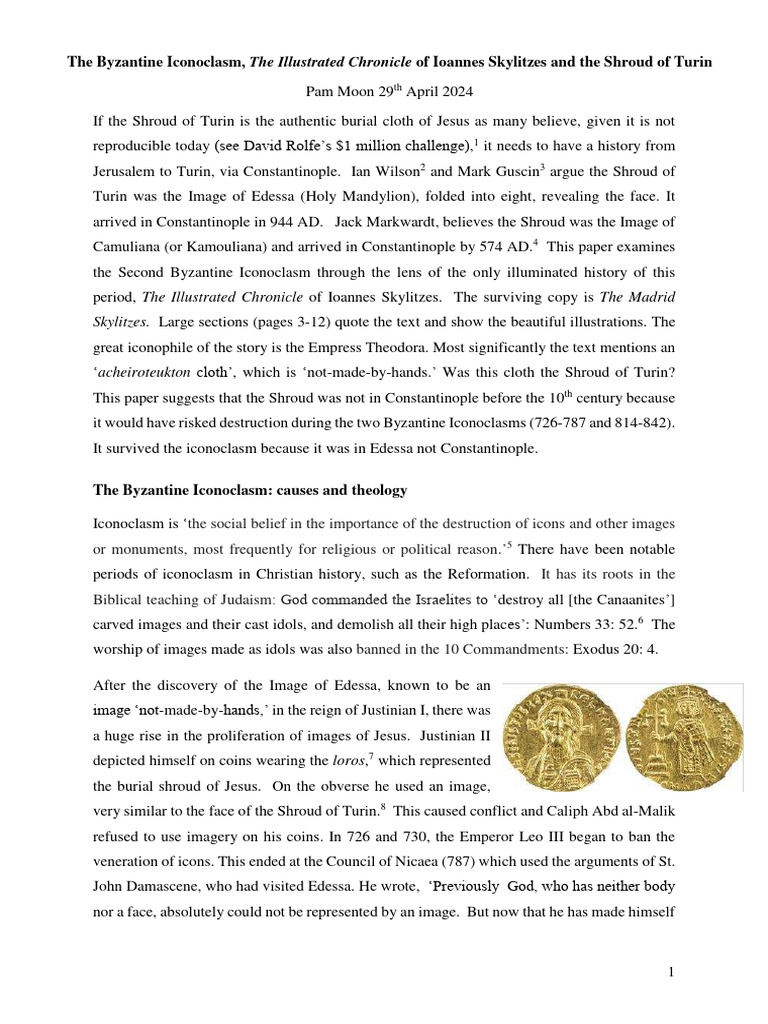 The Byzantine Iconoclasm The Illustrated | PDF | Icon | Byzantine Empire