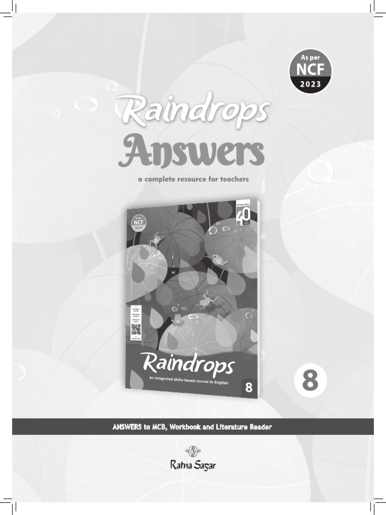 Raindrop Book 8 (NCF) Answers | PDF